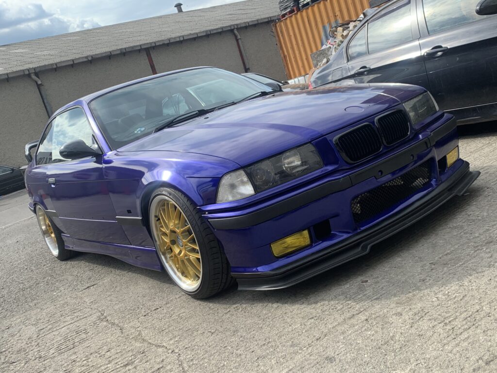 BMW E36 COUPE GTR FRONT SPLITTER FOR M-SPORT BUMPERS - TH Components